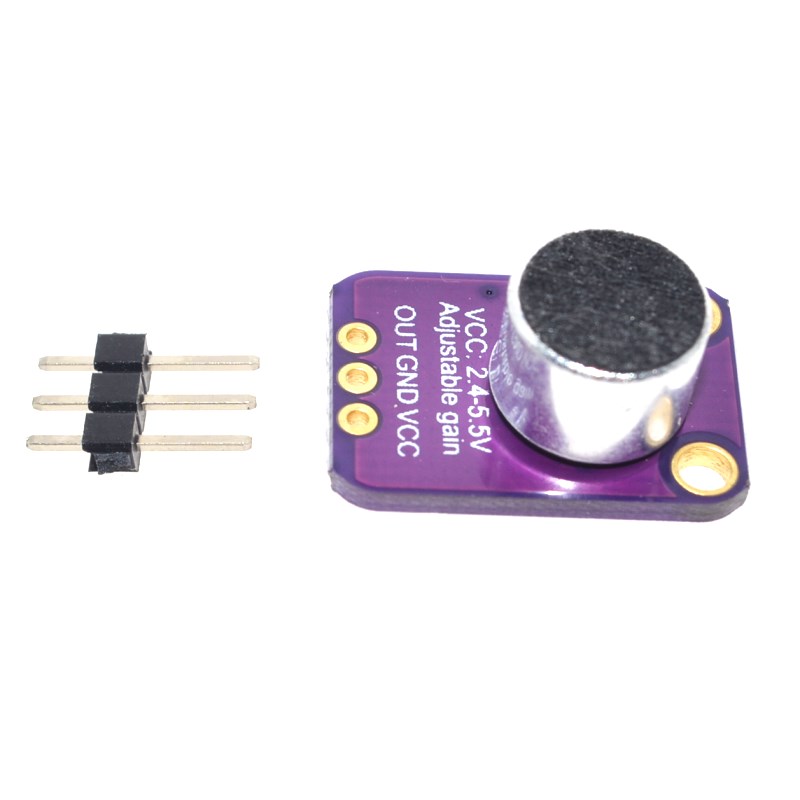 Gy Max4466 Electret Microphone Amplifier Module For Arduino Satistronics